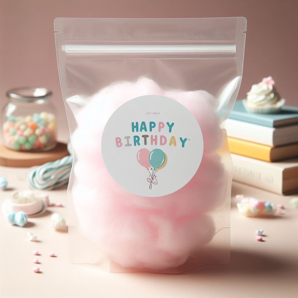 6 Custom Party Favor Treats-birthday Party Treats-party Favors-cotton ...