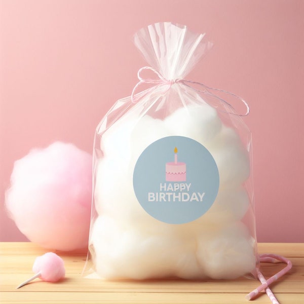 Personalized Cotton Candy Party Favor - Etsy