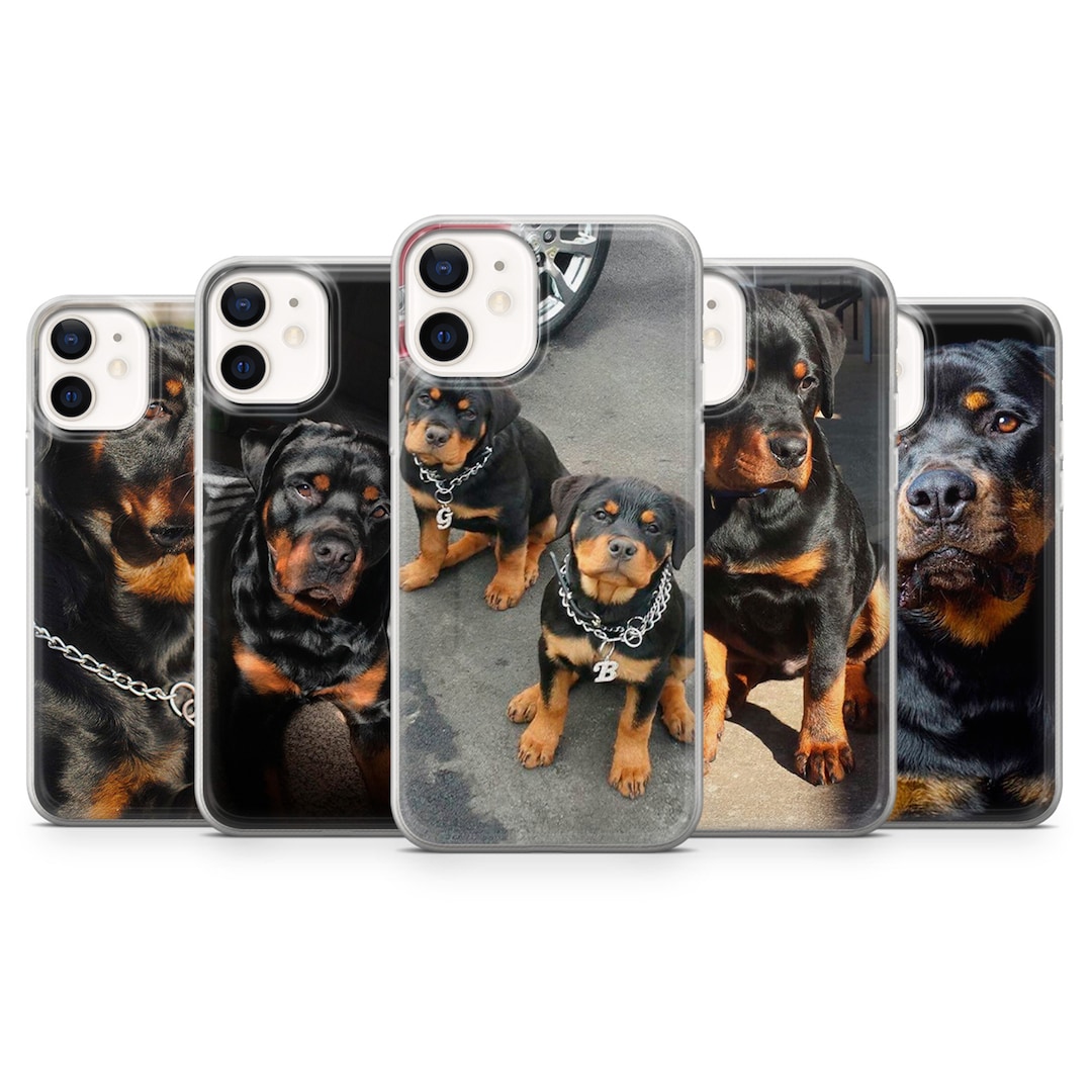 Rottweiler Phone Case Dogs Cover for iPhone 15, 14, 13 12 11 Pro, XR ...