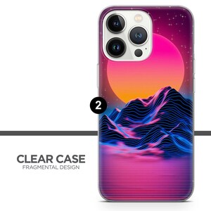 Vaporwave Phone Case Synthwave Aesthetic Cover for iPhone 15, 14, 13 12 ...