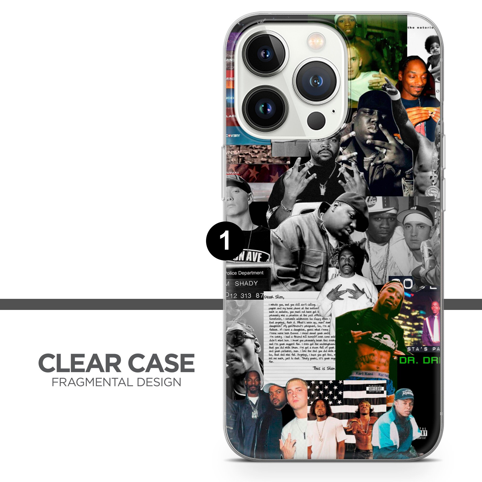 2PAC, Ice Cube, Phone Case Dr Dre Cover for iPhone 15, 14, 13 12 11 Pro ...