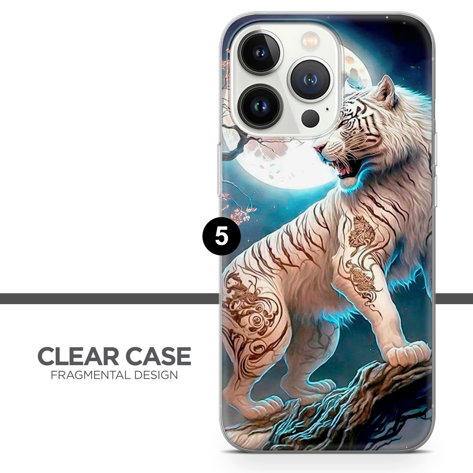 Tiger Phone Case Panther Cover for iPhone 15, 14, 13 12 11 Pro, XR ...