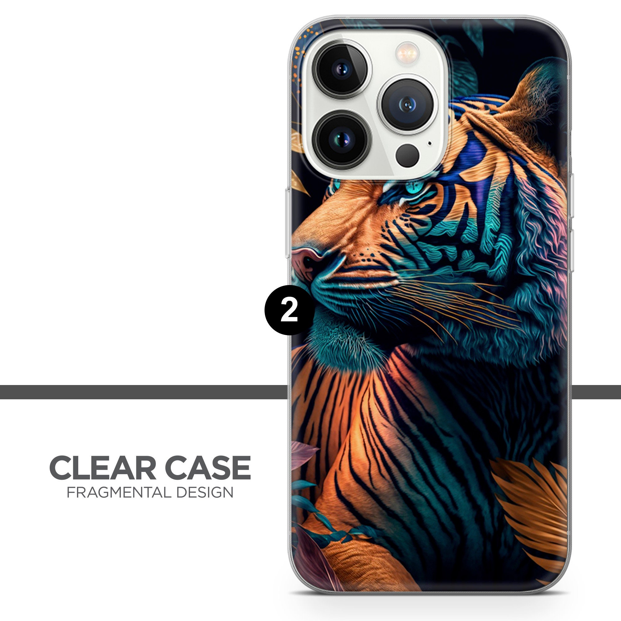 Tiger Phone Case Panther Cover for iPhone 15, 14, 13 12 11 Pro, XR ...
