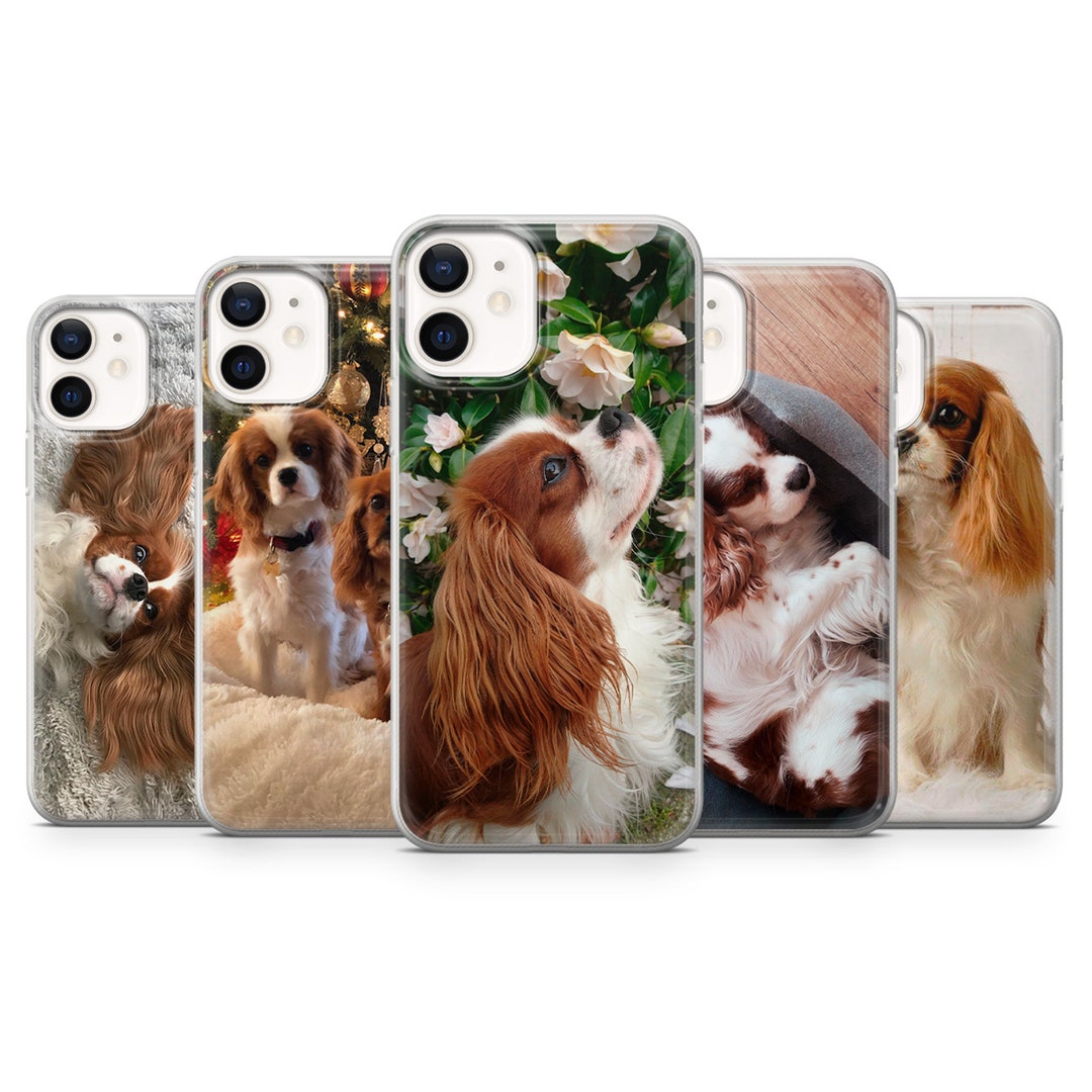 Cavalier King Phone Case Dogs Cover for iPhone 15, 14, 13 12 11 Pro, XR ...