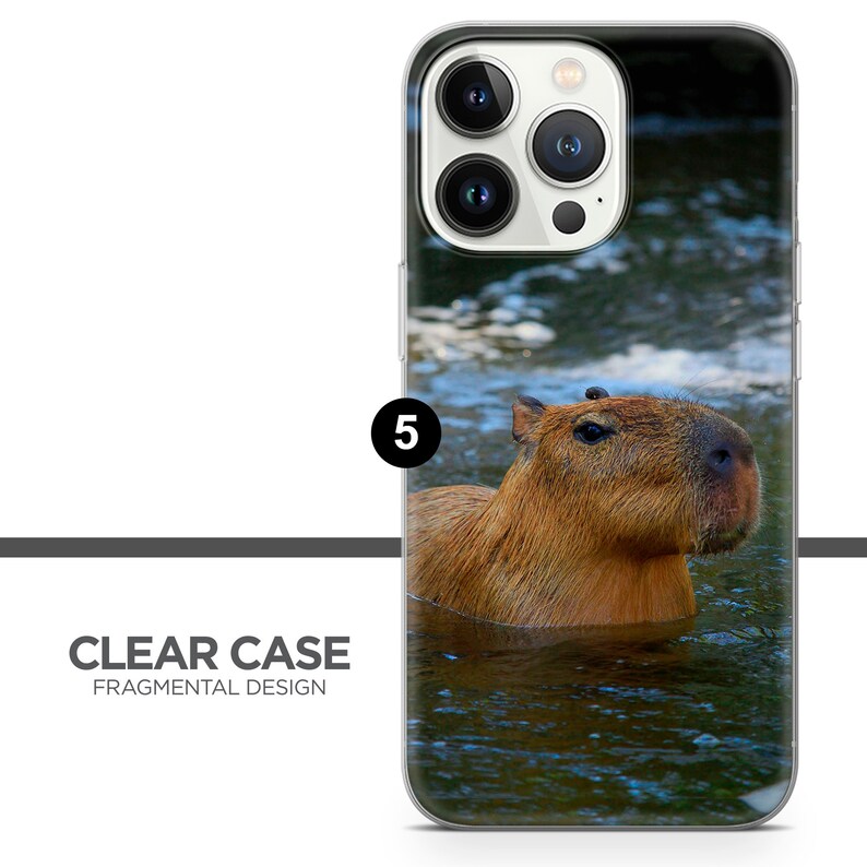 Capybara Animals Phone Case Capybara Memes Cover for iPhone 15, 14, 13 ...
