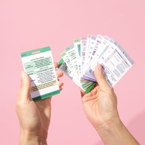 DELUXE Dental Hygiene Reference Card EXPANDED Pack, Dental Hygienist ...