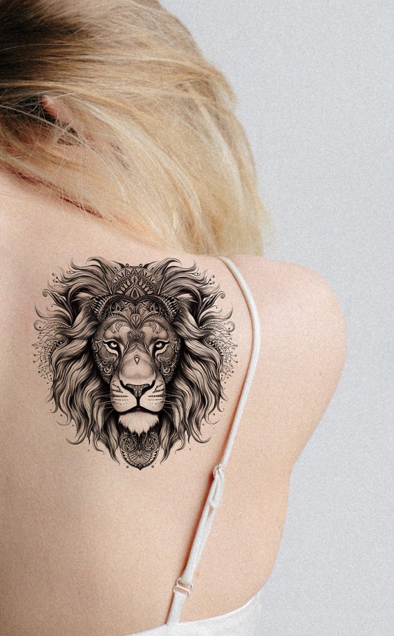 Lion Head Tattoos For Girls 33 Impressive Lion Tattoos For Men In 2024