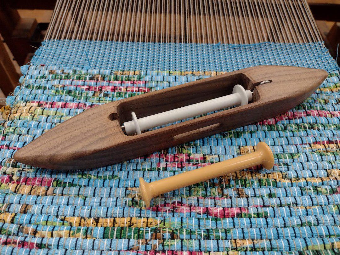 New 11 Inch Slim Walnut Boat Shuttle - Etsy