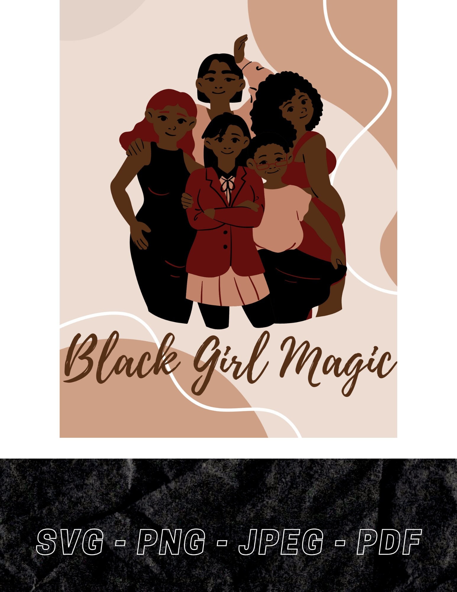 Black Girl Magic Digital Download, Black Girl Magic Poster, Digital ...