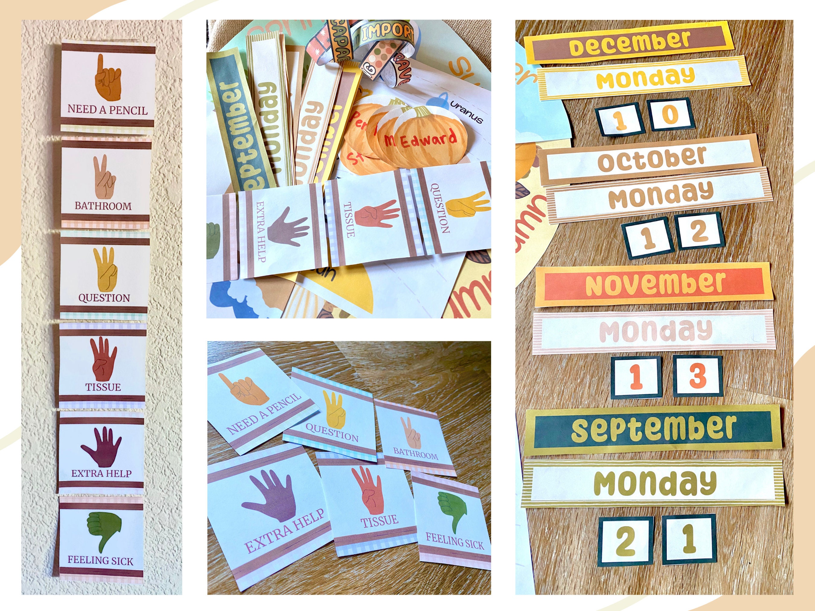 FALL BARNYARD RUSTIC Classroom Decor Bundle | Editable and Printable ...