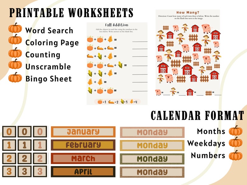 FALL BARNYARD RUSTIC Classroom Decor Bundle | Editable and Printable ...