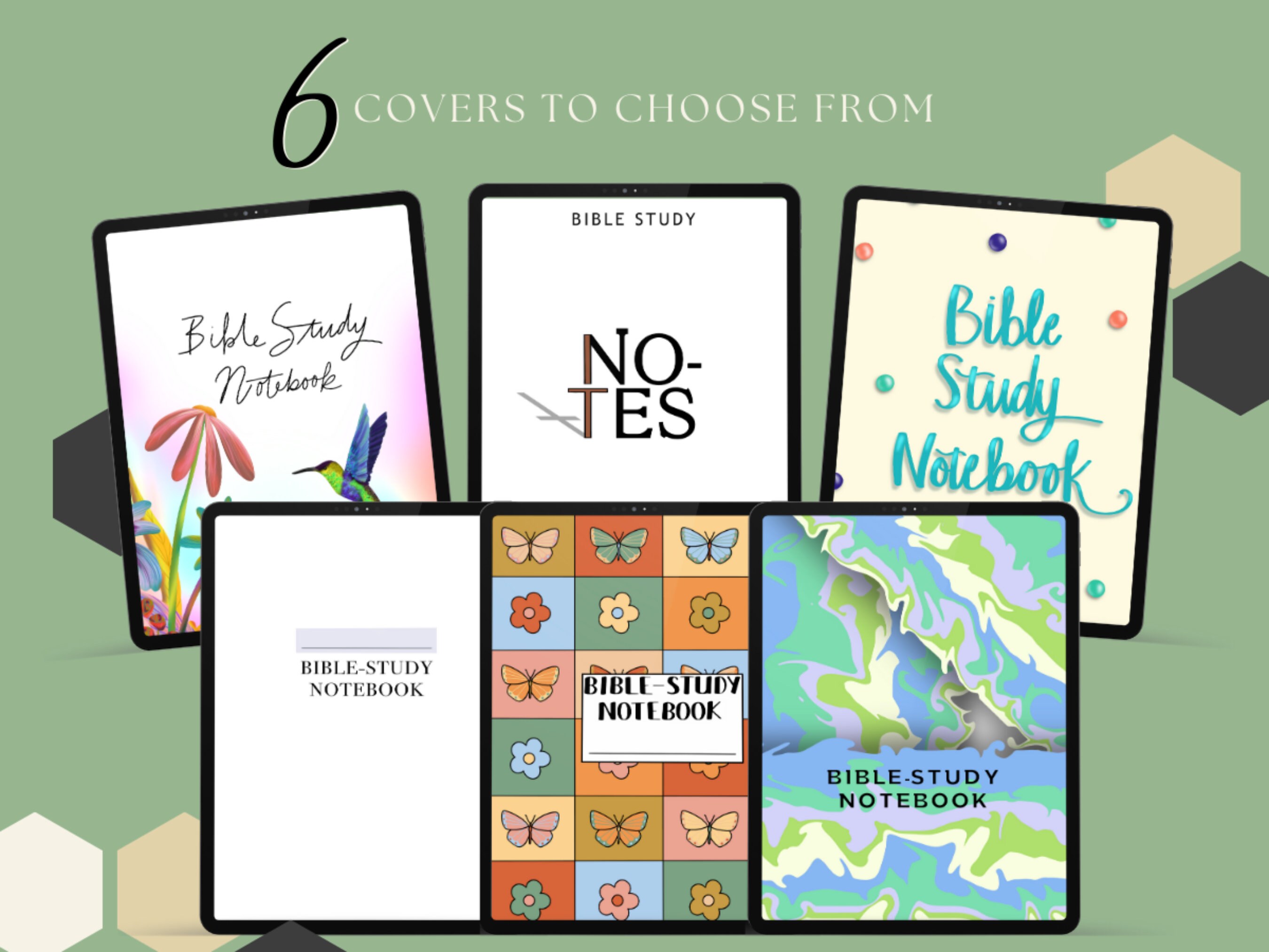 All Chapters Bible Study Digital Hyperlinked Notebook With Tabs ...