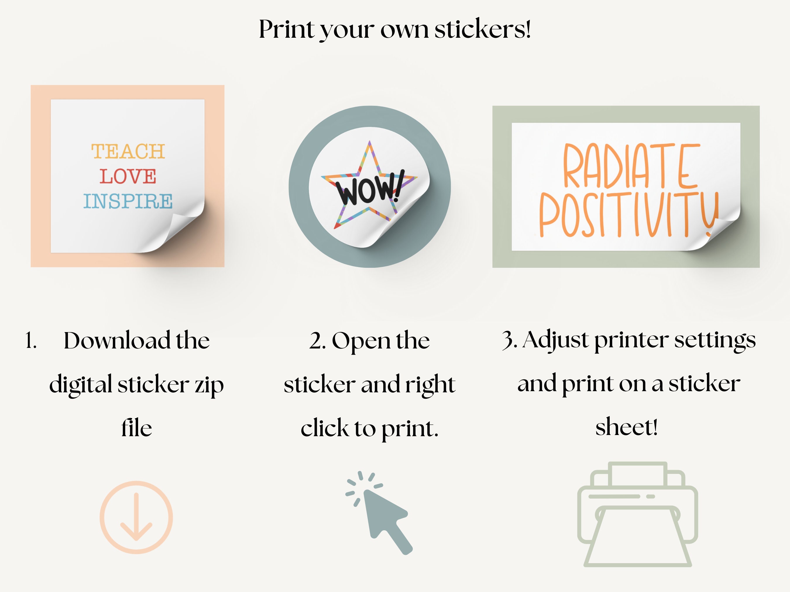 Precropped Goodnotes Stickers School Digital Stickers for Students and ...