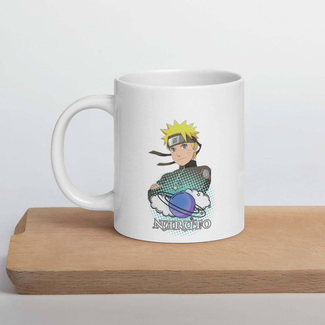 White Glossy Naruto Mug - Etsy