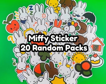 Miffy Vinyl Waterproof Sticker - Decal for Water Bottle, Laptop, Car ...