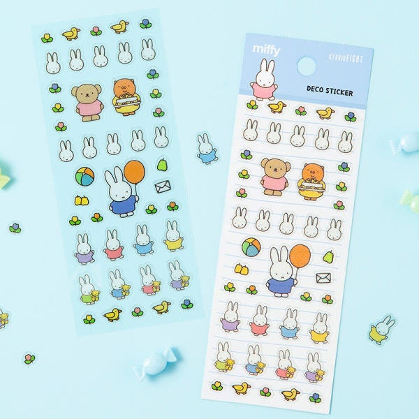 Miffy Polco Deco Cute Sticker Decorative Labels Sticker for Diary ...