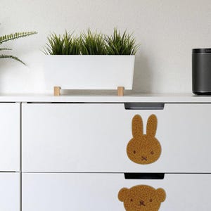 Miffy and Friends 4 Kinds Large Size Sticker / Curly-furred Fuzzy ...
