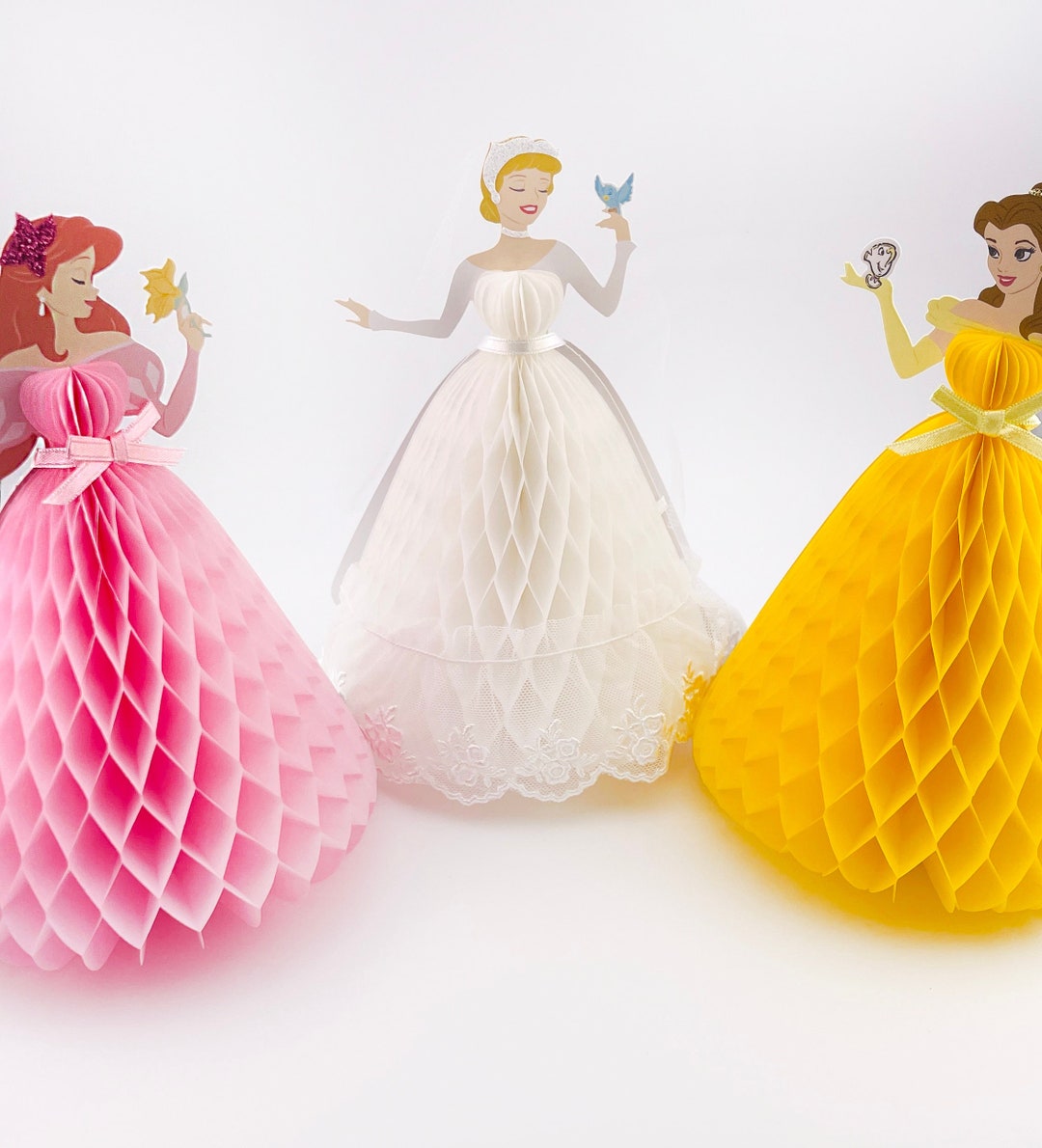 Disney Princess 3D Card, Pop up Card, Birthday Card, Greeting Card ...