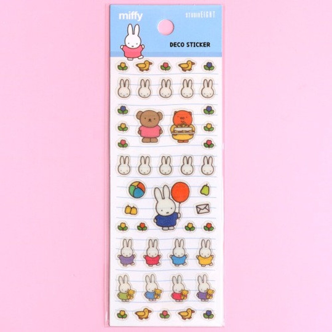 Miffy Polco Deco Cute Sticker Decorative Labels Sticker for Diary ...