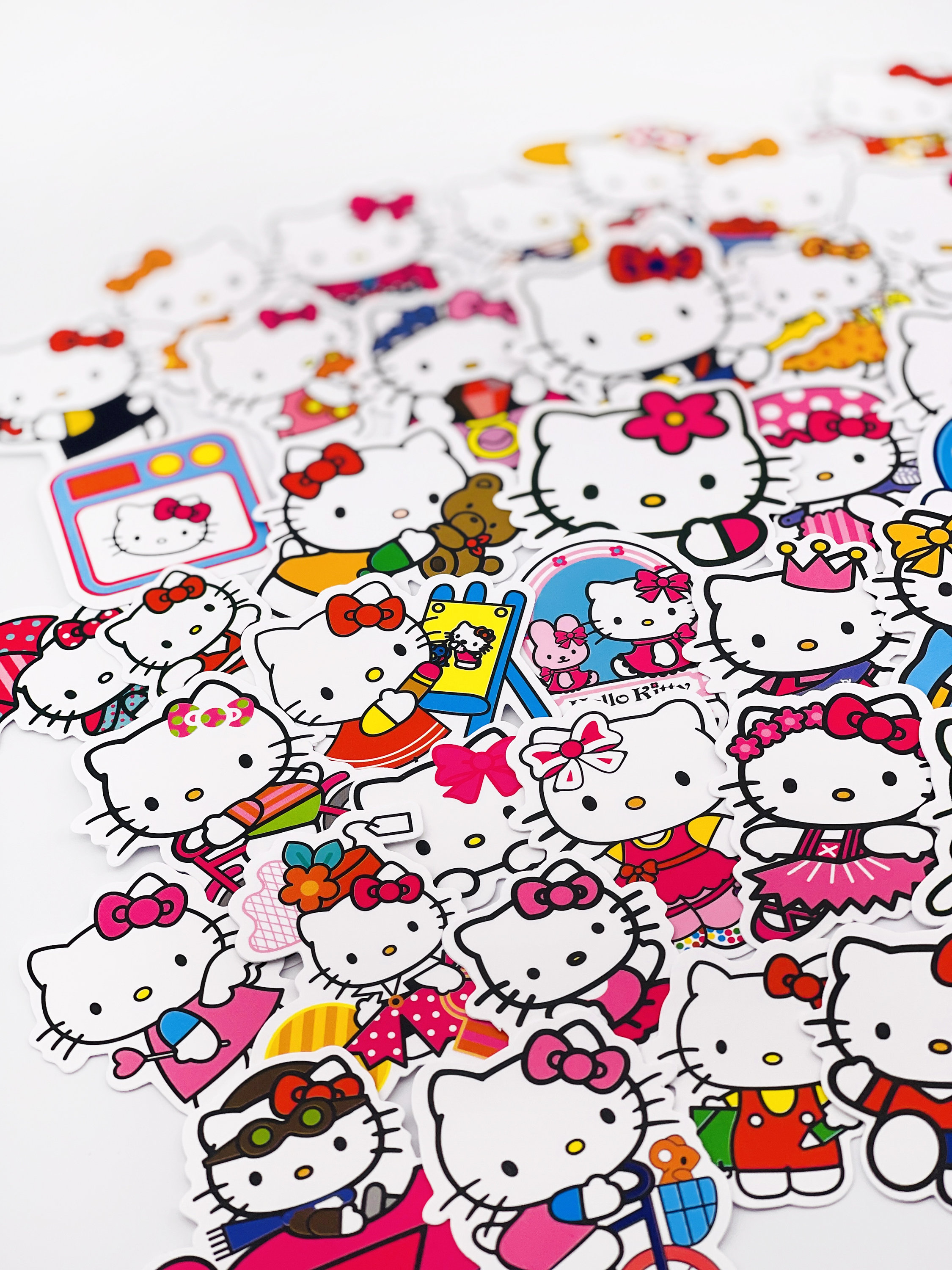 Hello Kitty Sticker 10 or 20 Random Packs / Waterproof Vinyl - Etsy