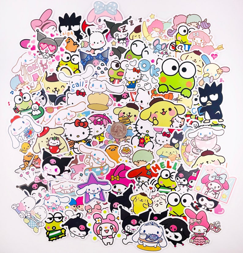 Sanrio Sticker and 10 or 20 Random Packs / Hello Kitty My - Etsy