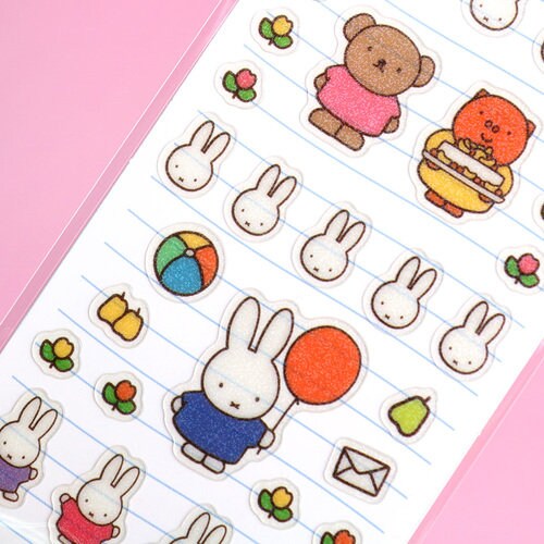 Miffy Polco Deco Cute Sticker Decorative Labels Sticker for Diary ...