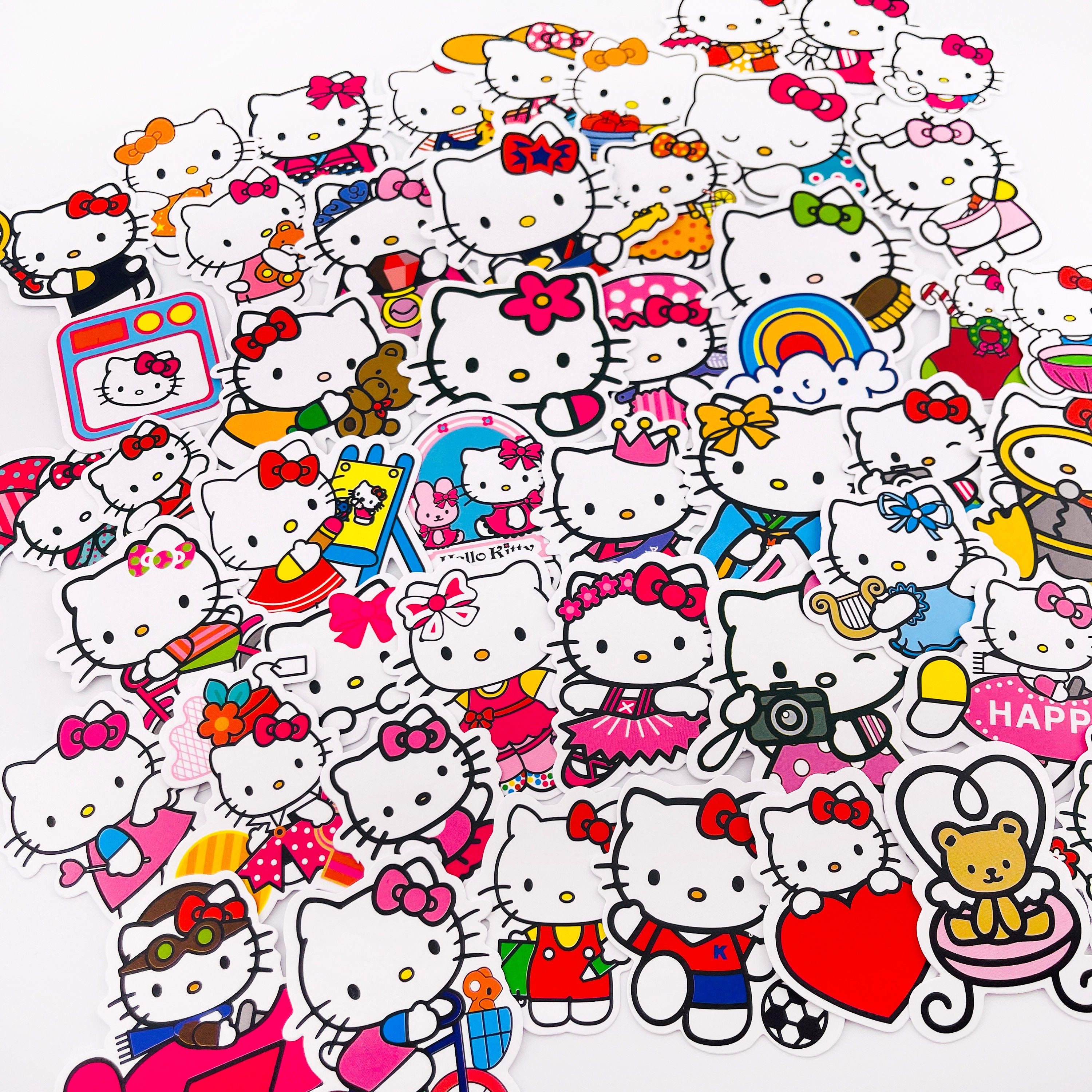 Hello Kitty Sticker 10 or 20 Random Packs / Waterproof Vinyl - Etsy