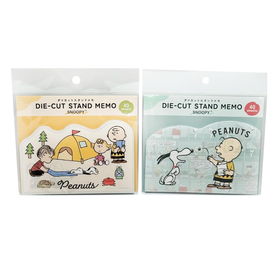 Vintage Snoopy Peanuts Memo Pad: Die-cut Standing Note Pad (40 Sheets ...