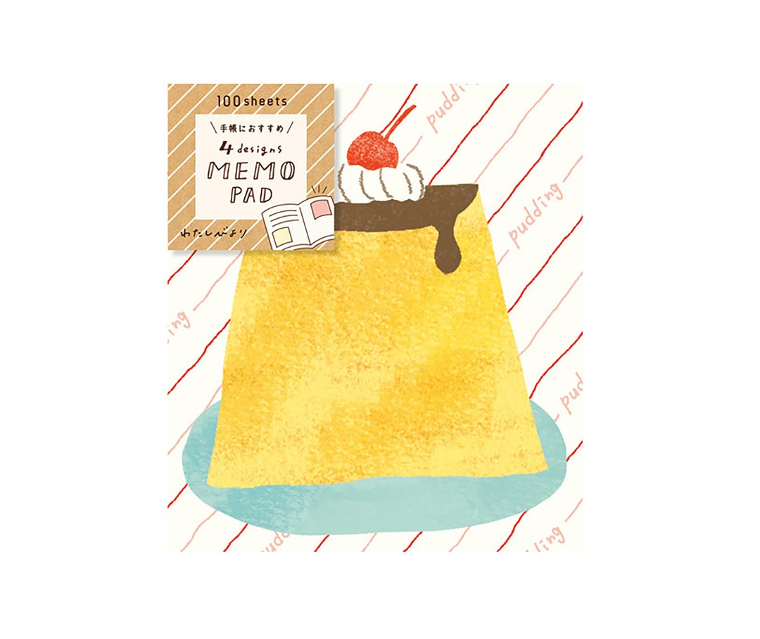 4 Designs 100 Sheet Memo Set, Furukawashiko Memo Note Pad | Sweet ...