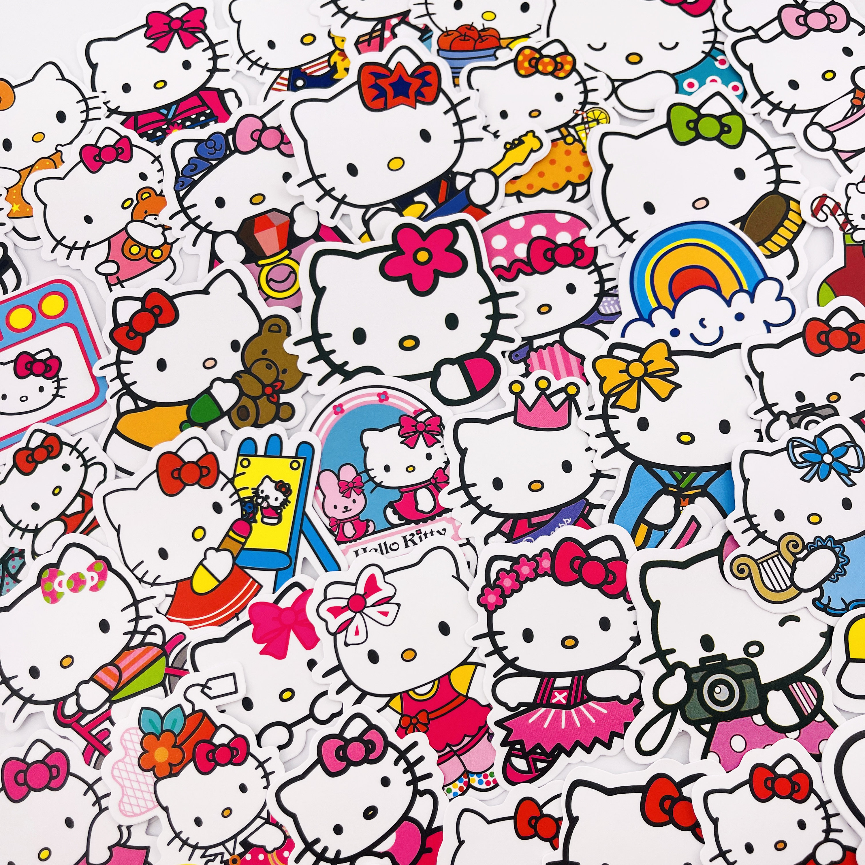 Hello Kitty Sticker 10 or 20 Random Packs / Waterproof Vinyl - Etsy