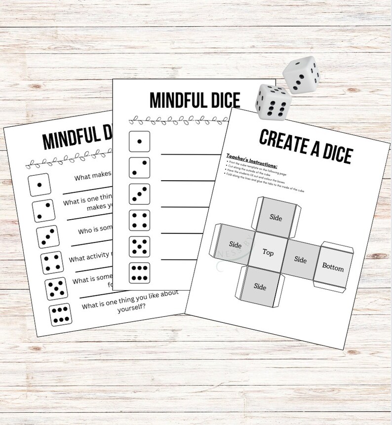 Mindfulness Game for Students Printable and Customizable - Etsy
