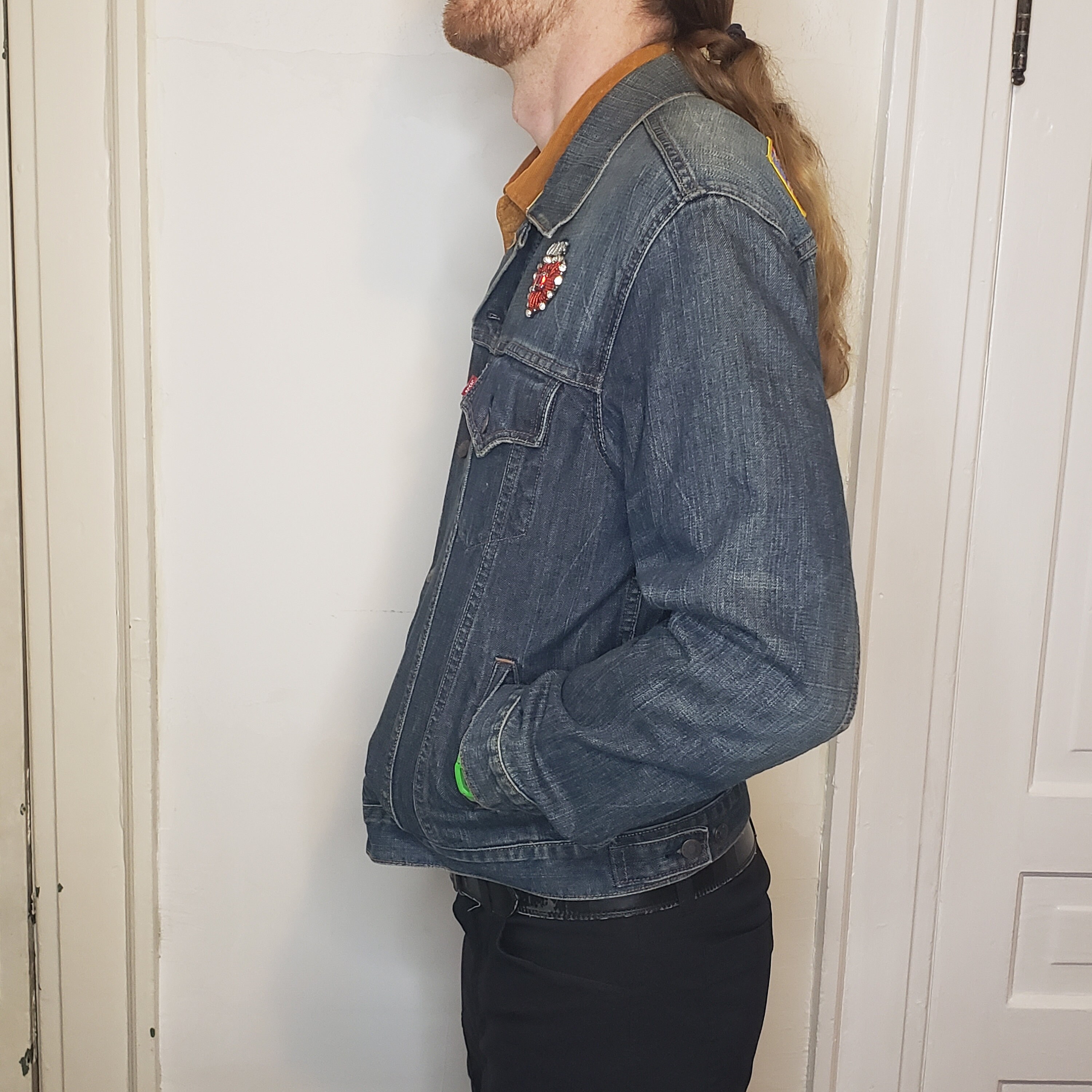 Two Heart Elvis Denim Jacket - Etsy