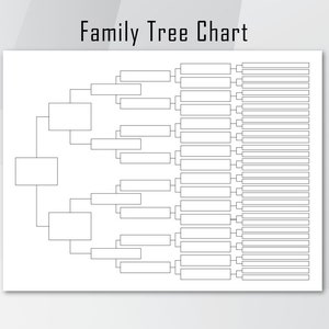 Family Tree Template - Etsy