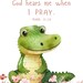 Watercolor Elephant Print, Christian Baby Nursery Decor, Bible Verse ...