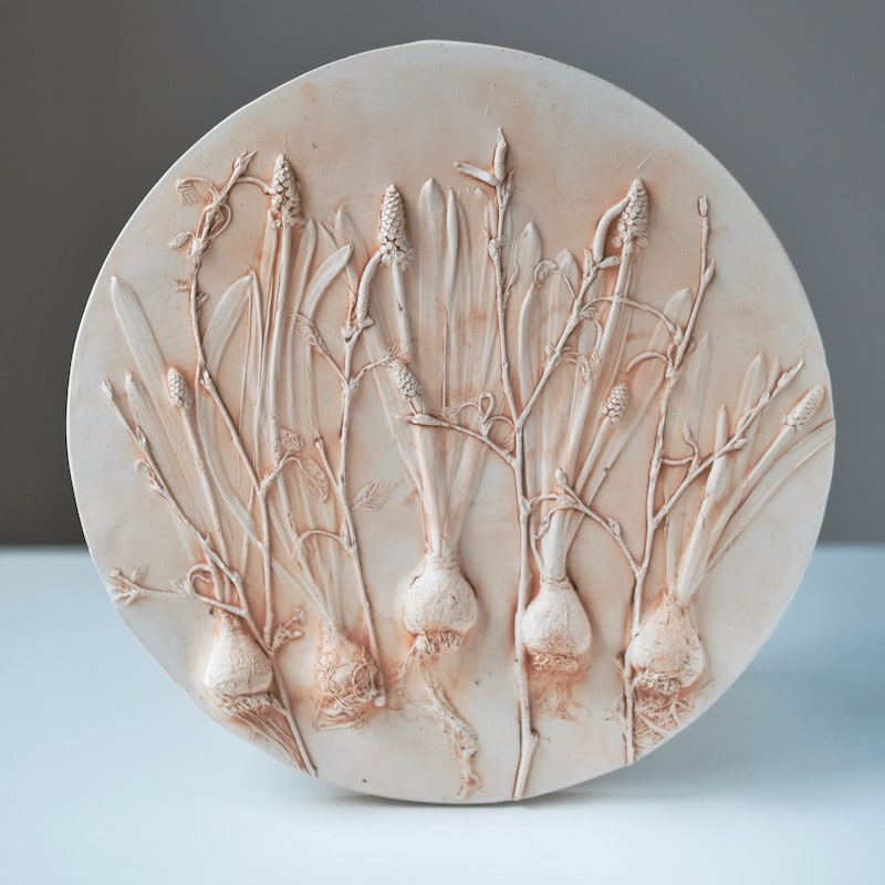 Botanical Bas Relief - Etsy