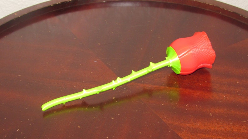 3D Printed Rose - Etsy