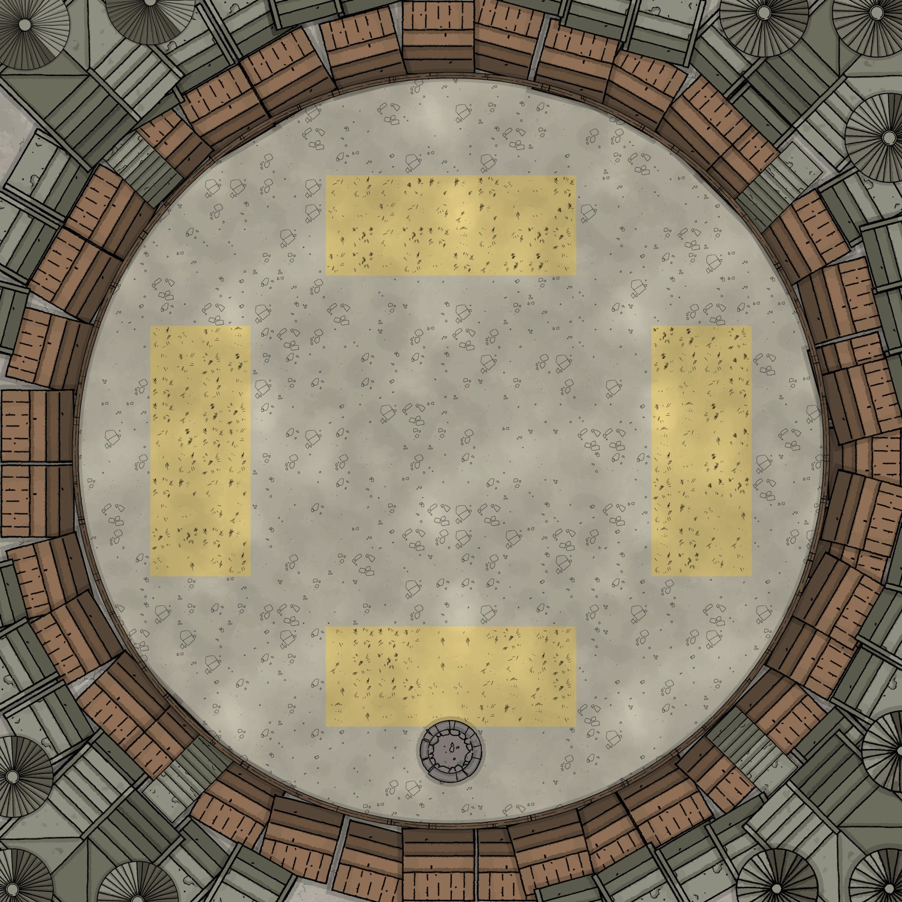 Arena Coliseum One Shot Multi Use Map - Etsy