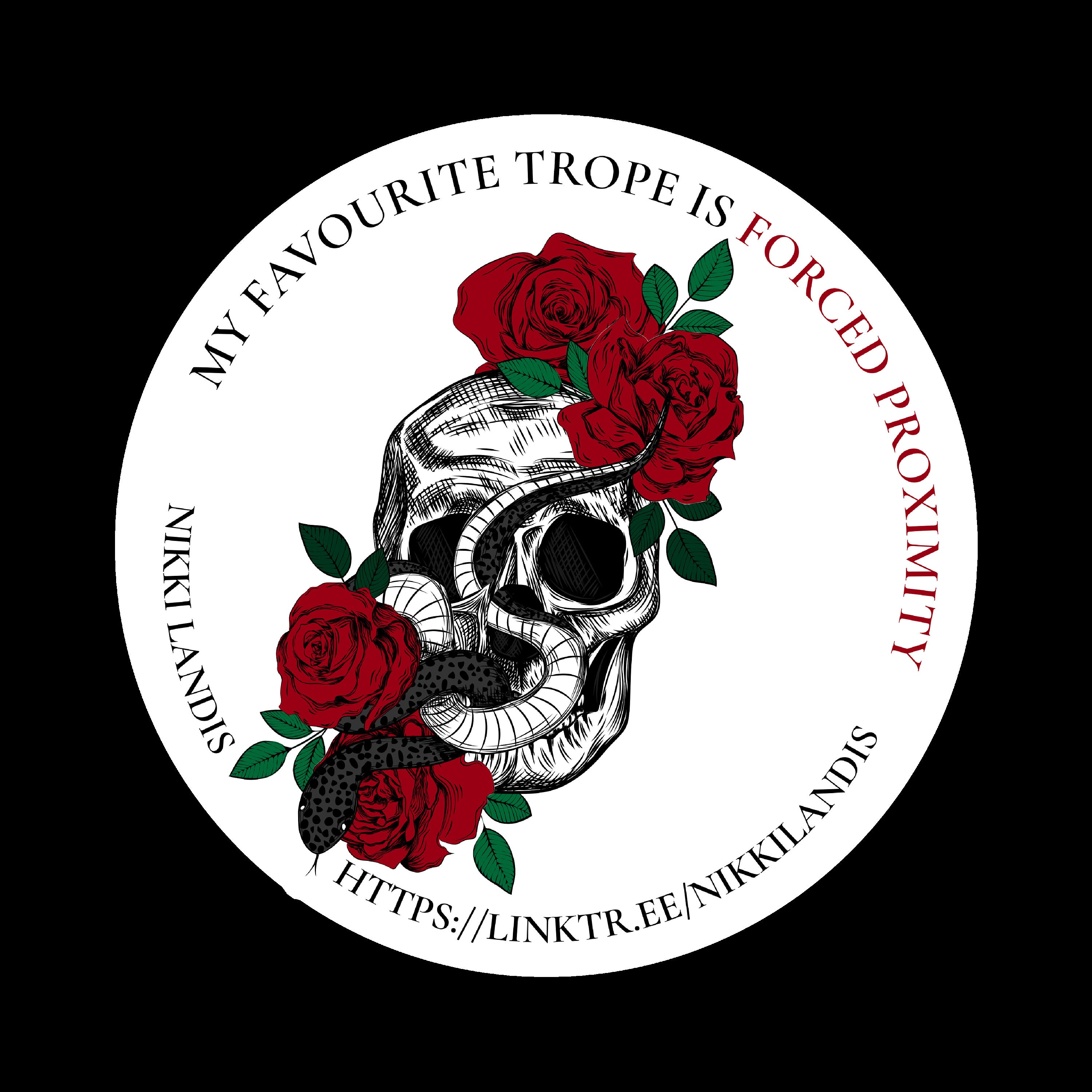 Favorite Trope Forced Proximity Sticker - Etsy