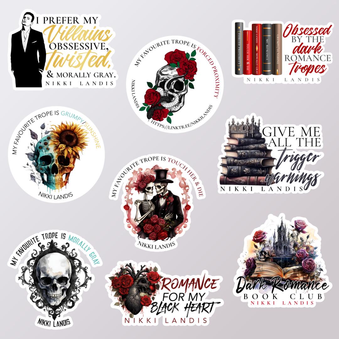 Dark Romance Sticker Bundle - Etsy