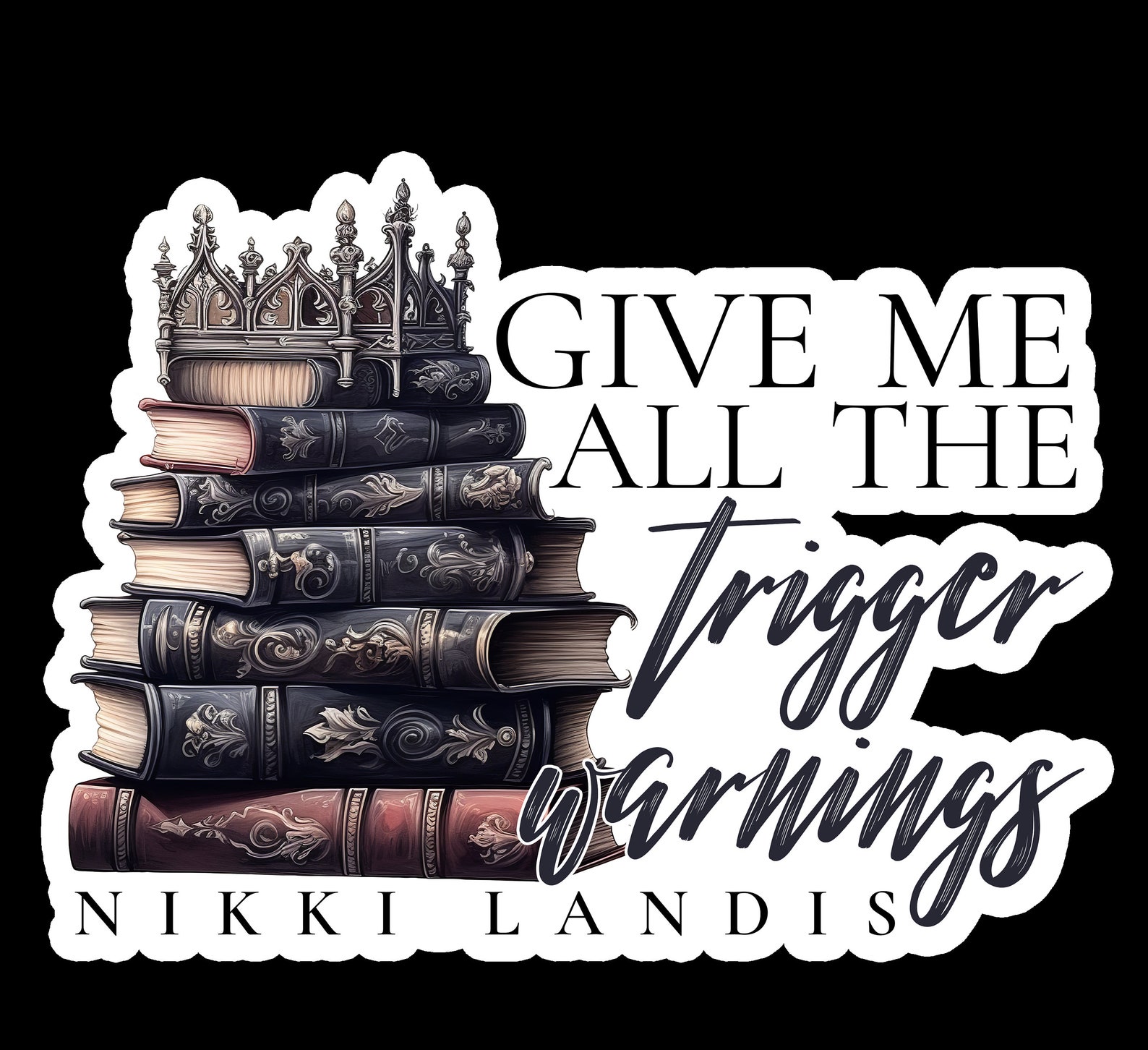 Trigger Warnings Sticker - Etsy