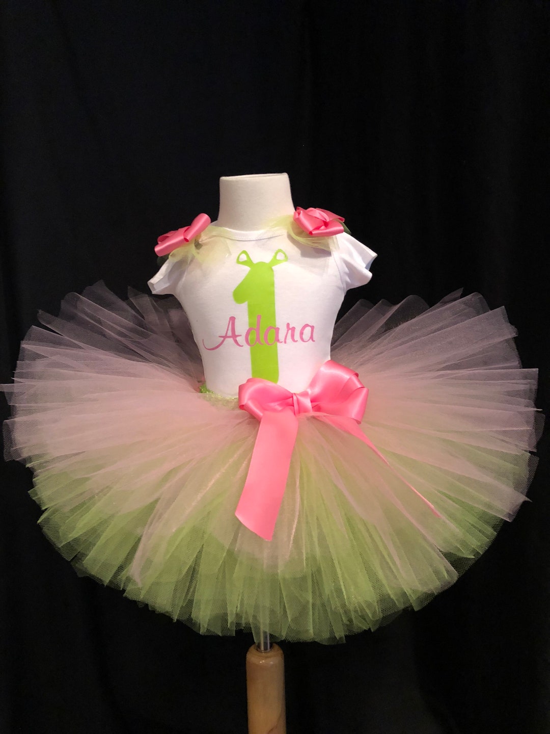 Shrek Inspired Girl Tutu Set / Birthday Outfit / One / Two / Green and ...
