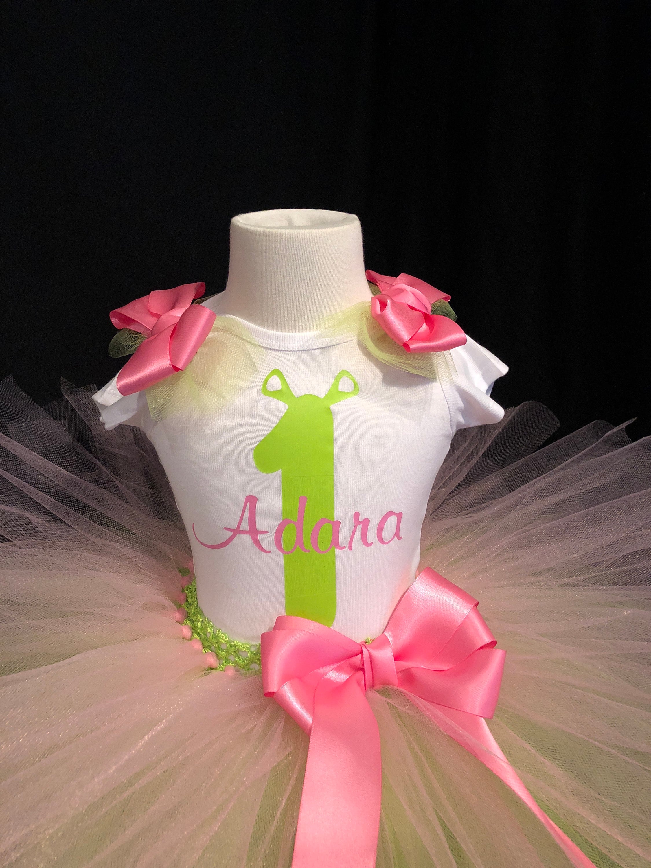 Shrek Inspired Girl Tutu Set / Birthday Outfit / One / Two / Green and ...