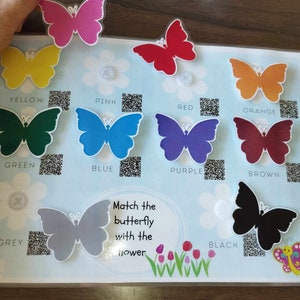 Learn English, Laminated Worksheet With Velcro Elements, Fun and ...