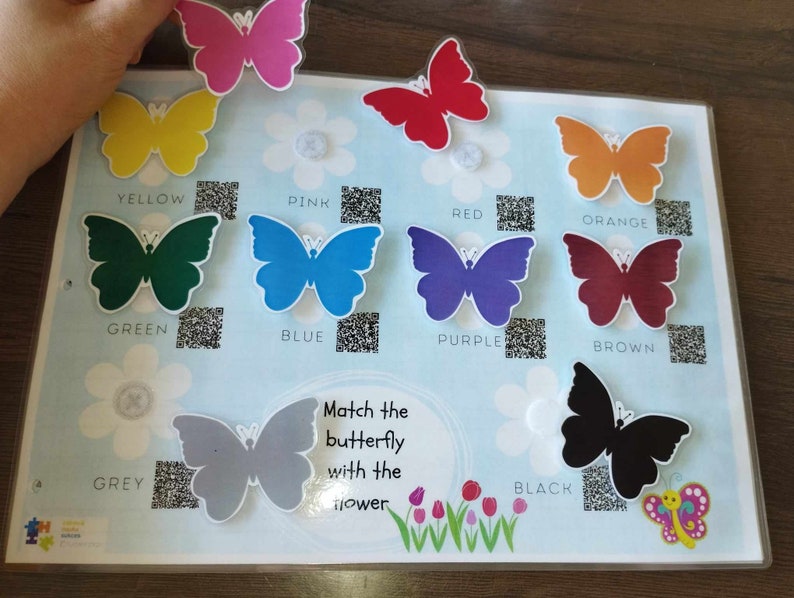 Learn English, Laminated Worksheet With Velcro Elements, Fun and ...