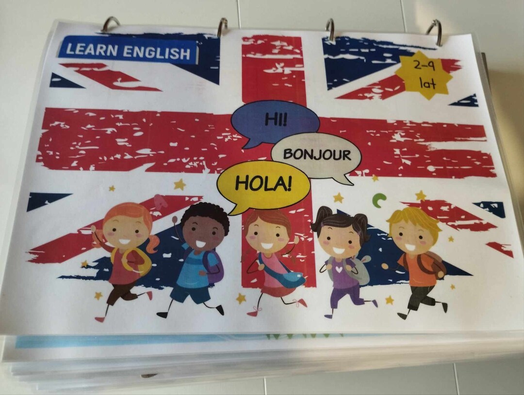 The Best Velcro Book for Learning English for Kids You've Ever Had. - Etsy