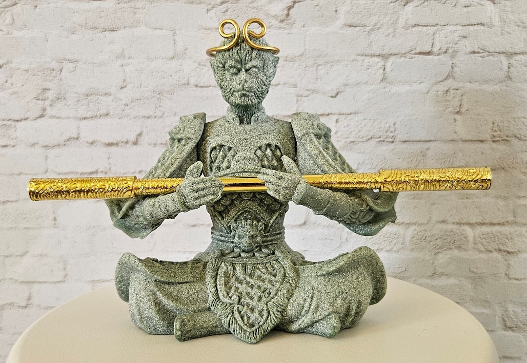 Replica - Black Myth: Wukong - Sun Wukong Stone Statue With ...