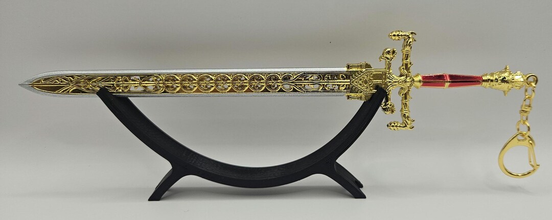 Miniature Metal Replica Sword of Night and Flame With Display Stand - Etsy