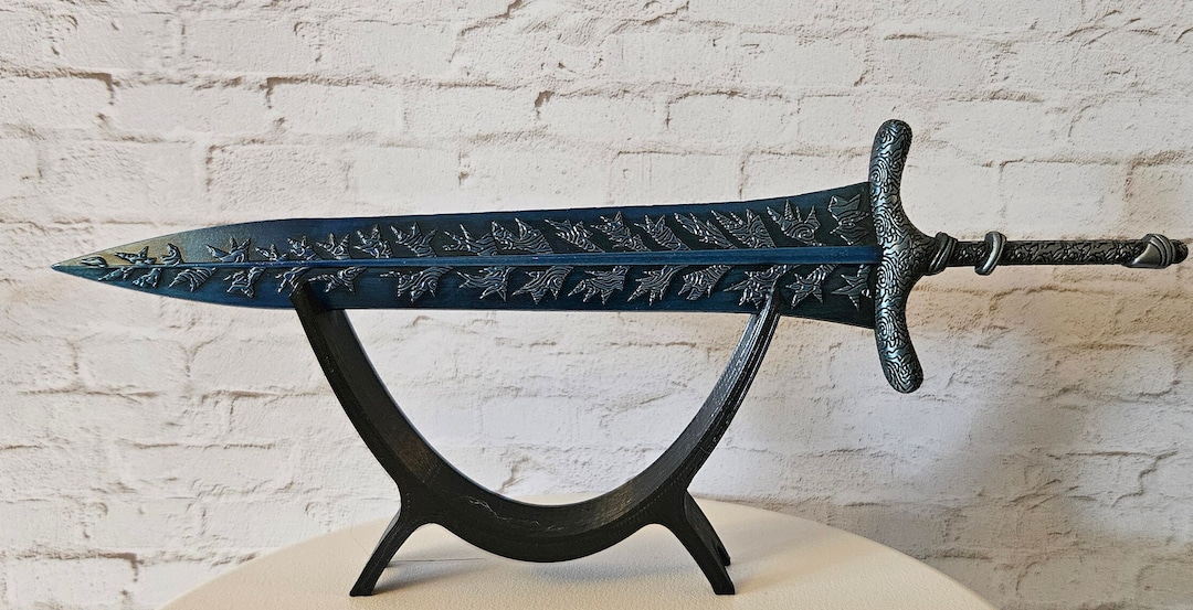 Miniature Metal Replica Sword - Dark Moon Greatsword Elden Replica - Etsy