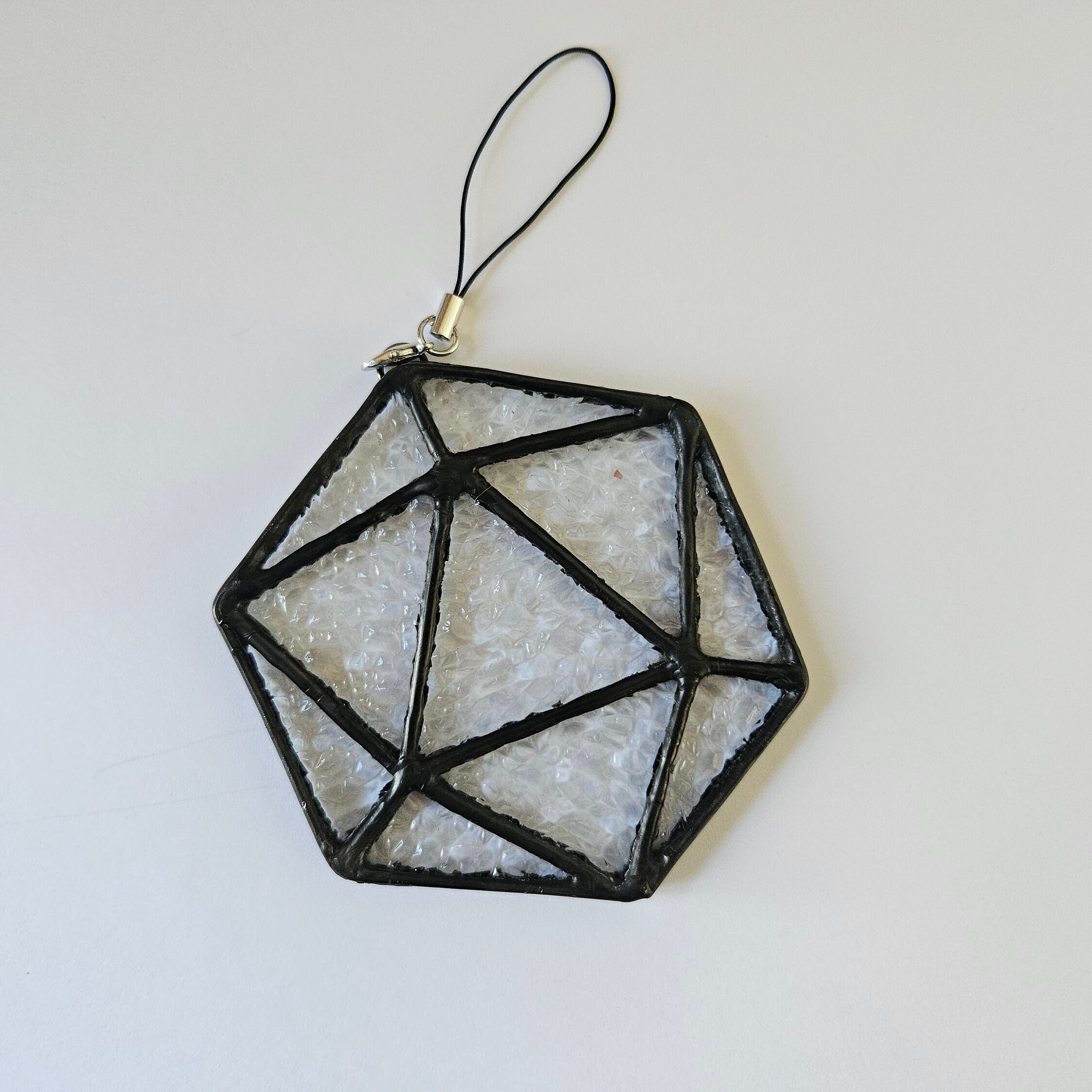 D20 Stained Glass Icosahedron Platonic Solid - Etsy