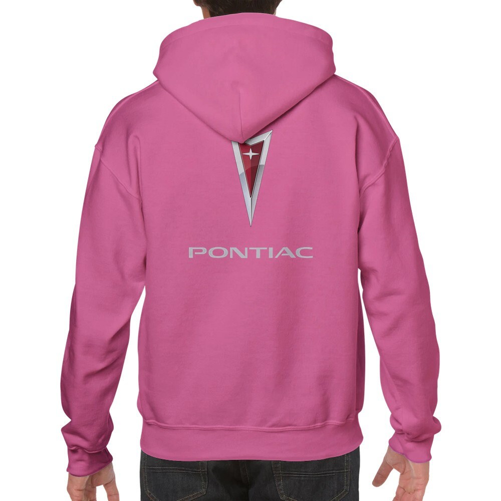 Pontiac Small Print on Chest, Big Print on Back Classic Unisex Hoodie ...